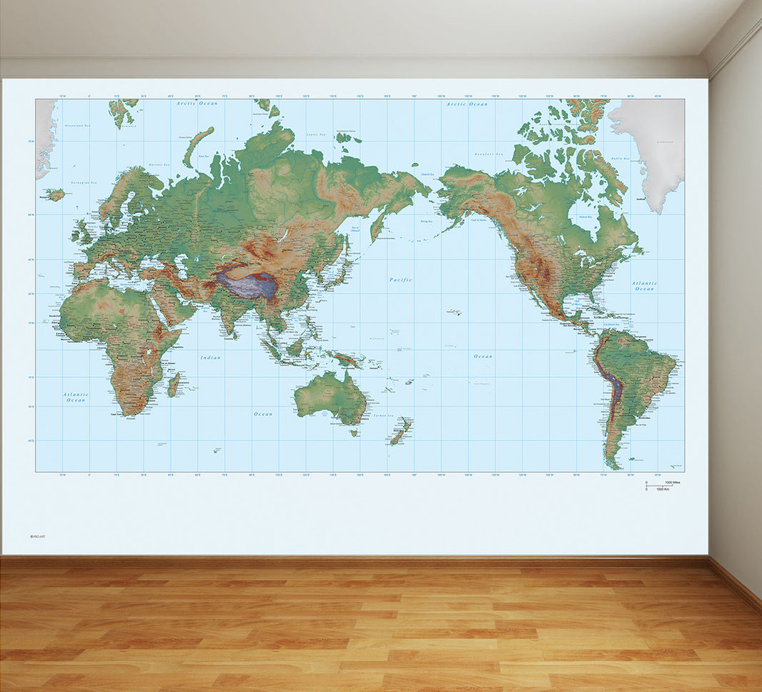 World Map – Pro Art - Factory Direct